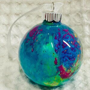 Mazz | Holiday | Hand Painted Glass Art Ornament 4423 | Poshmark